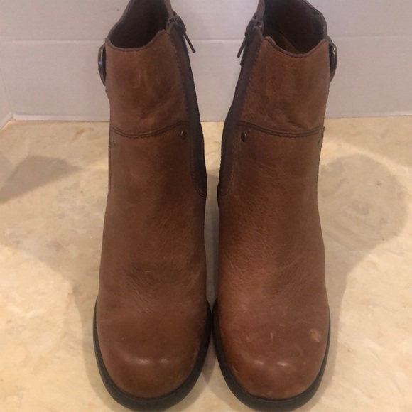 Naturalizer | Shoes | Naturalizer Giddy Leather High Ankle Boots | Poshmark